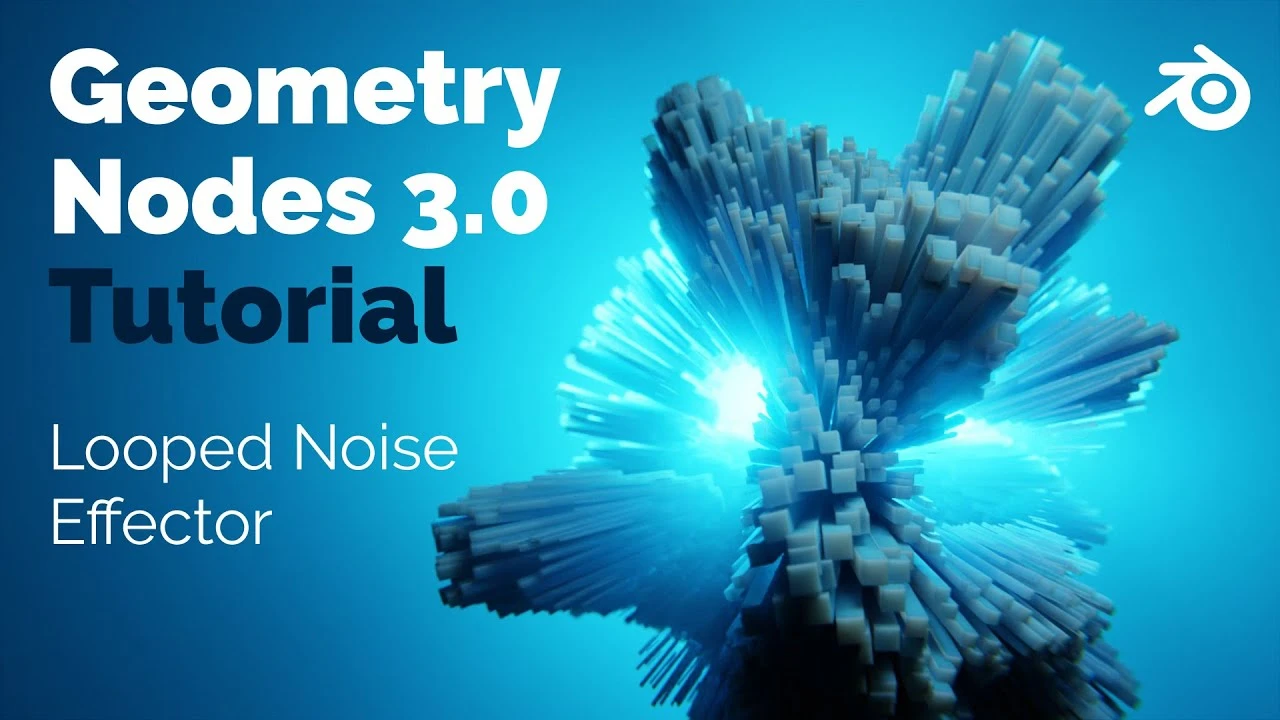 Looped abstract Animation - Blender Geometry Nodes Tutorial - CGI ...