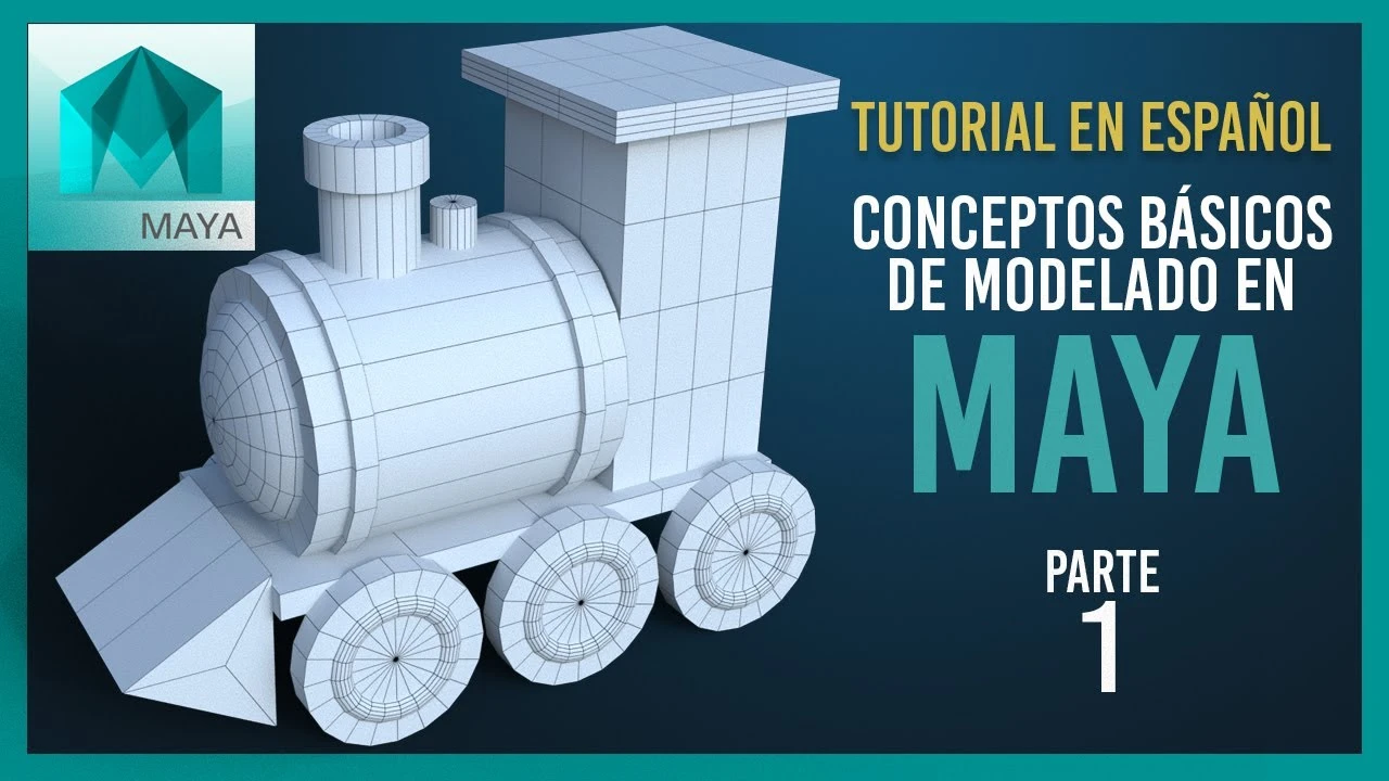 Conceptos básicos de modelado en Maya ::: Parte 1 - CGI Academy Hub