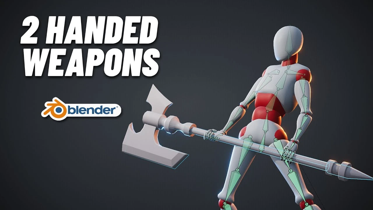 Make Two-Handed Weapons Work PERFECTLY in Your Blender rig. - CGI ...