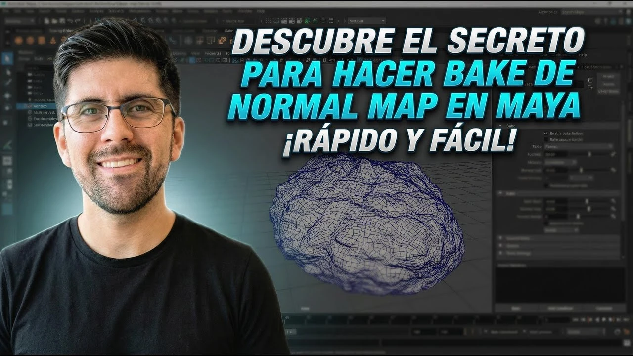 Descubre el secreto para hacer Bake de Normal Map en Maya ¡Rápido y ...